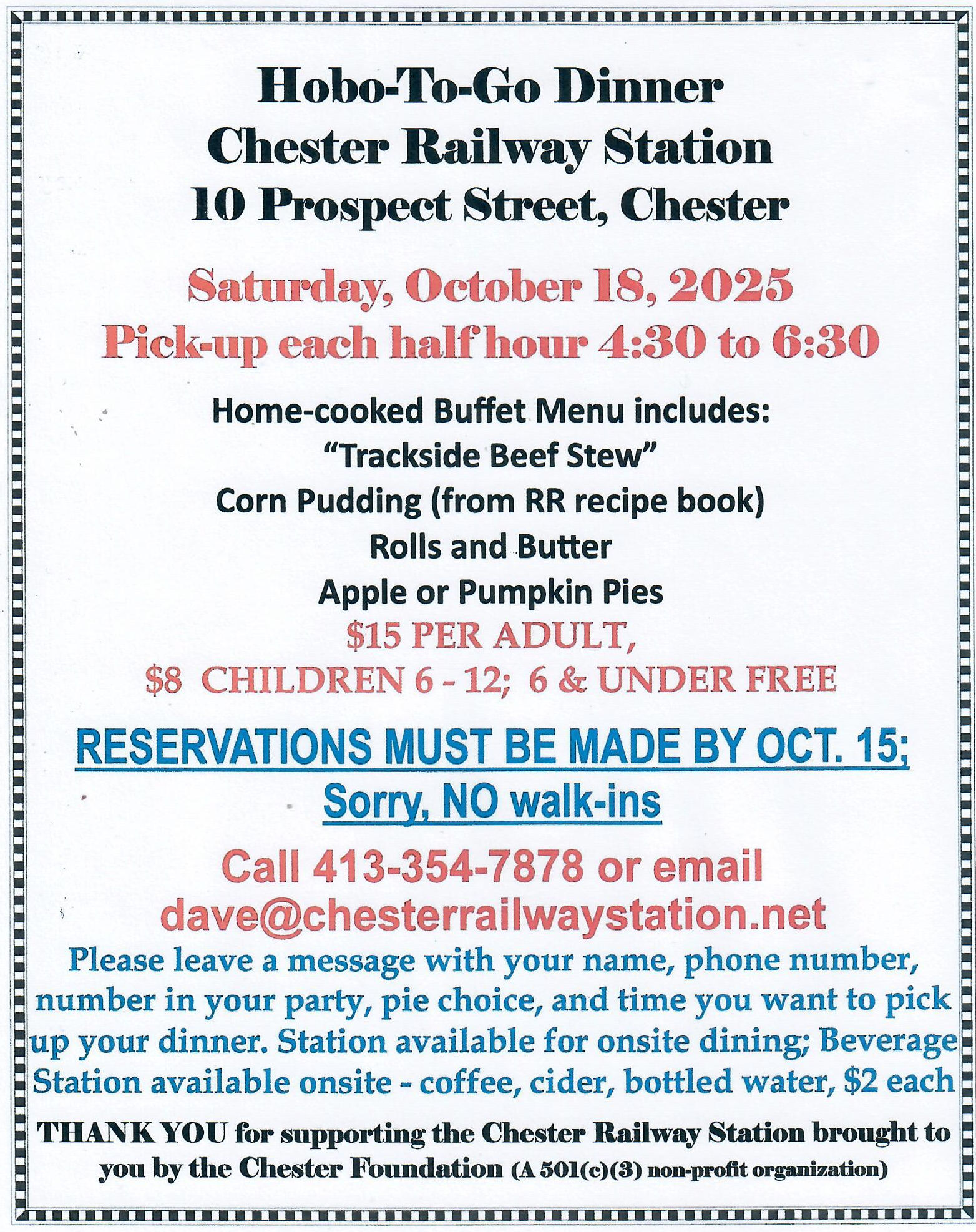 Events | Chester Railway Station and Museum
